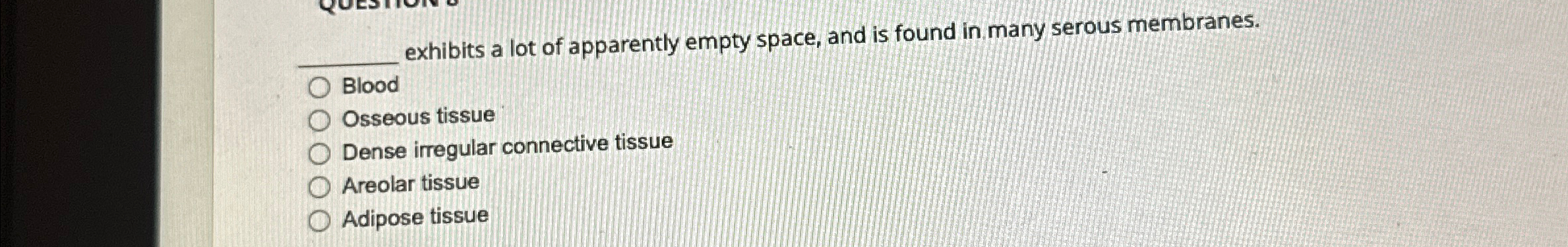 Solved q, ﻿exhibits a lot of apparently empty space, and is | Chegg.com