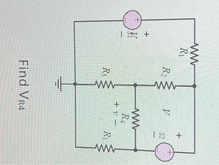 Solved Solve for voltage drop across R4. MUST USE | Chegg.com
