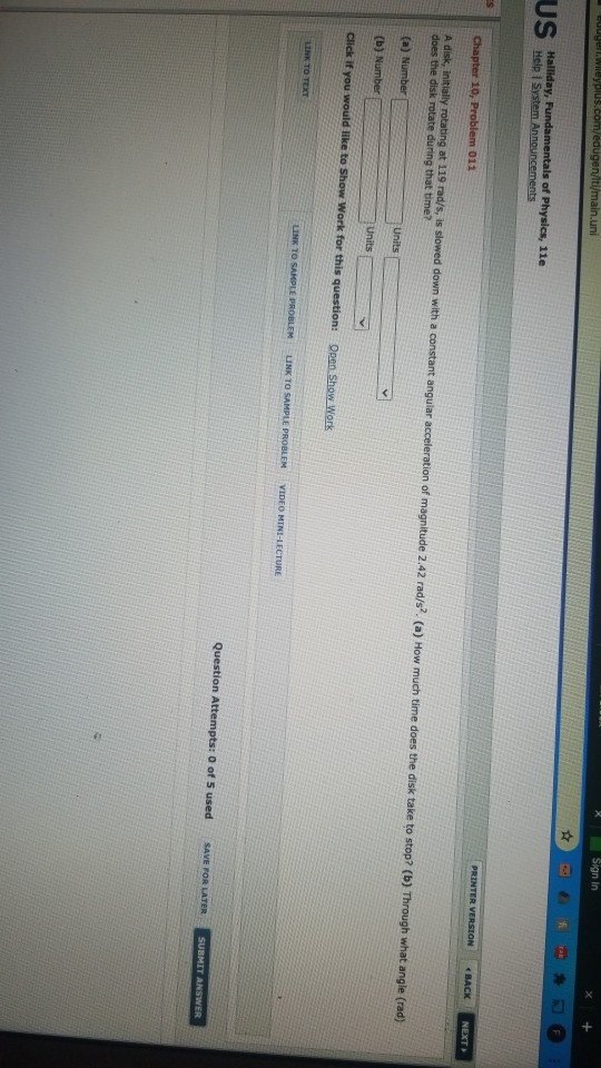 Solved cuy.wileyplus.com/edugen/lti/main.uni Sign In US | Chegg.com