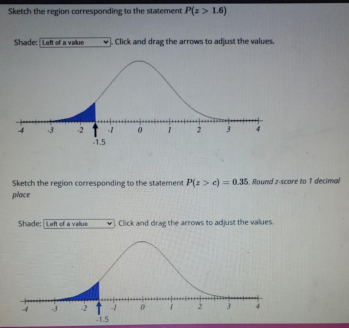 Solved Sketch the region corresponding to the statement P(Z | Chegg.com