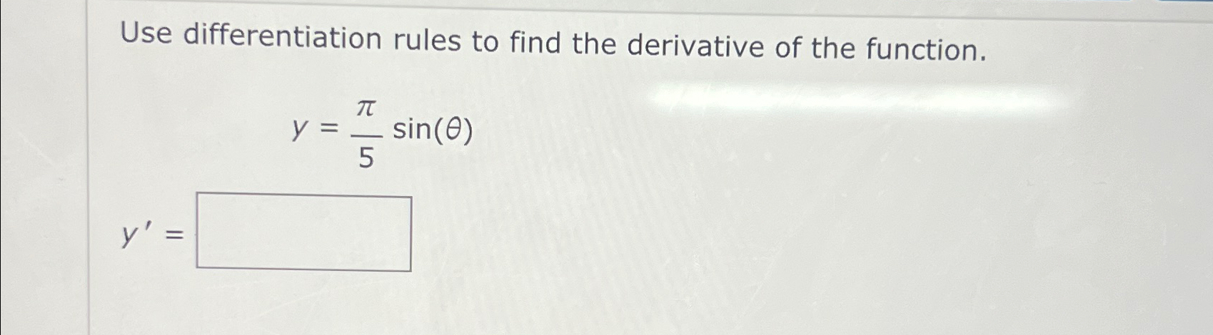 Solved Use differentiation rules to find the derivative of | Chegg.com