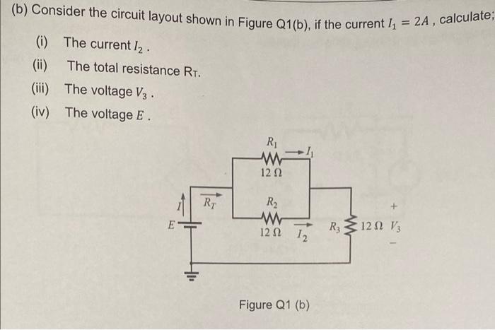 Solved (b) Consider the circuit layout shown in Figure | Chegg.com