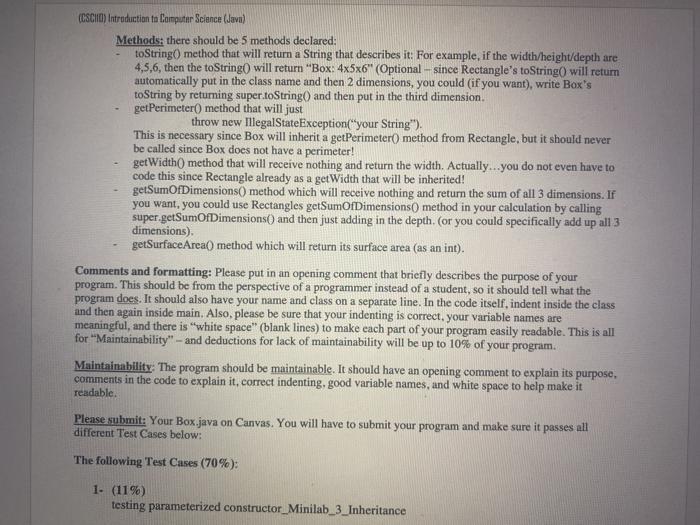 Solved (CSCHIO Introduction to Computer Science (uva) CSC110 | Chegg.com