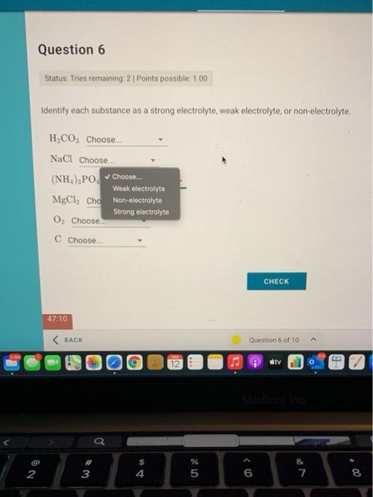 Solved Question 2 Status: Tries remaining: 3 | Points | Chegg.com