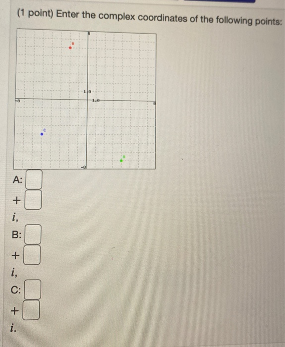 Solved (1 point) Evaluate the expression 4- 2 + 4i and write | Chegg.com