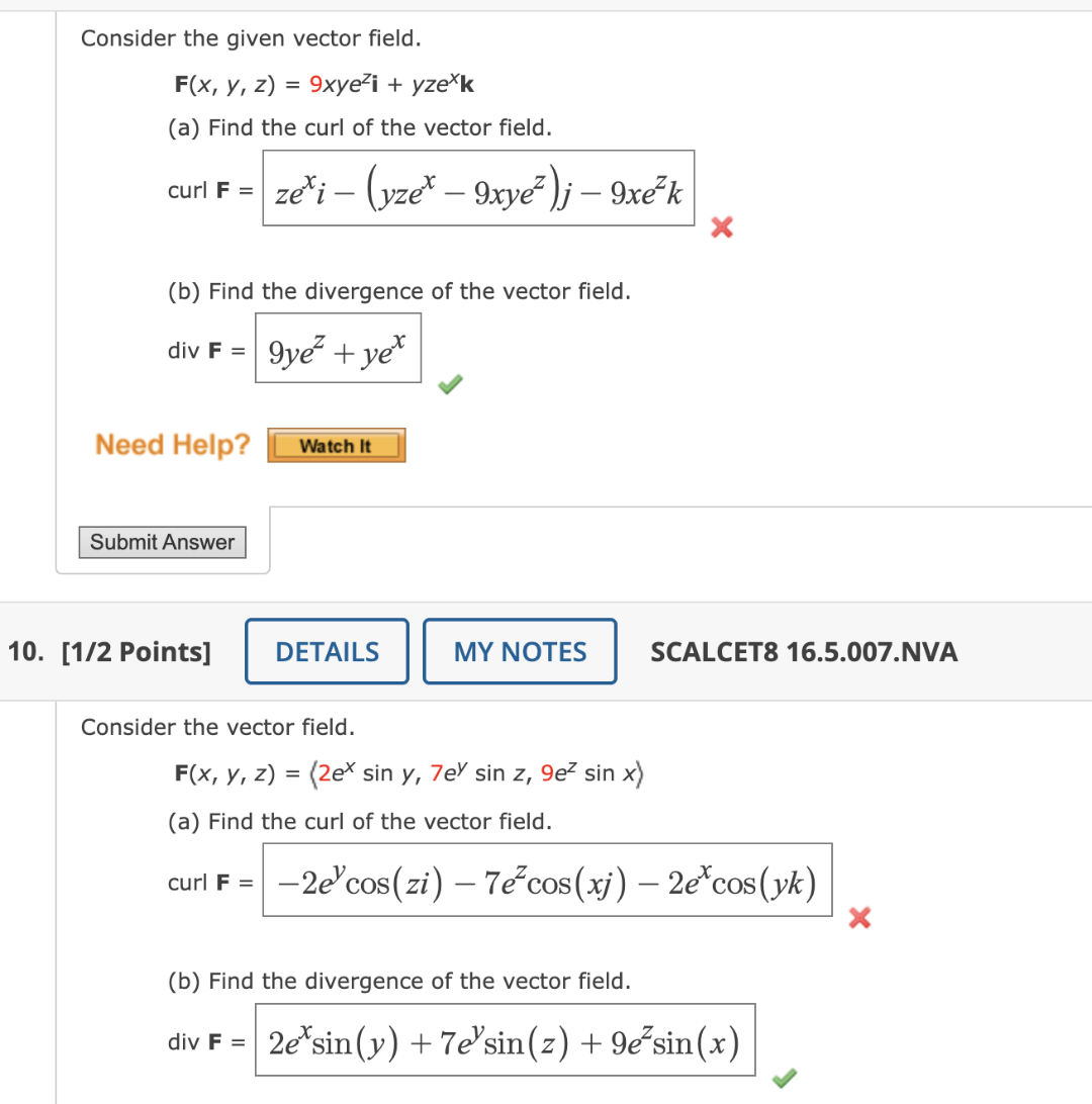 Solved Consider the given vector | Chegg.com