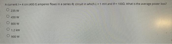Solved For the circuit shown, what is the rate of change of | Chegg.com