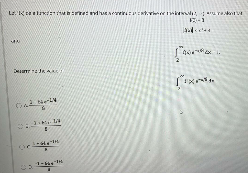 Solved Let f(x) be a function that is defined and has a | Chegg.com