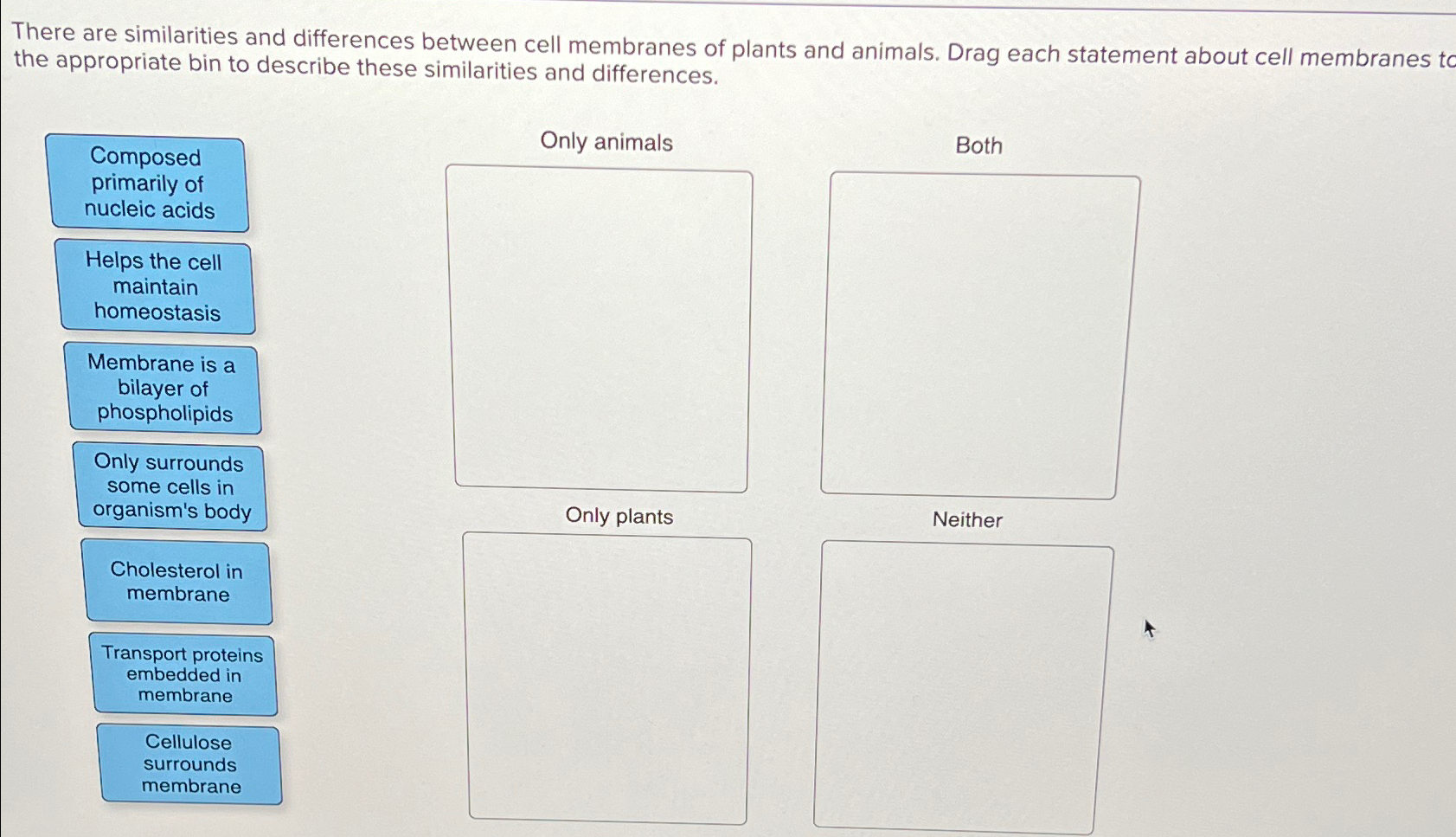 Solved There are similarities and differences between cell | Chegg.com