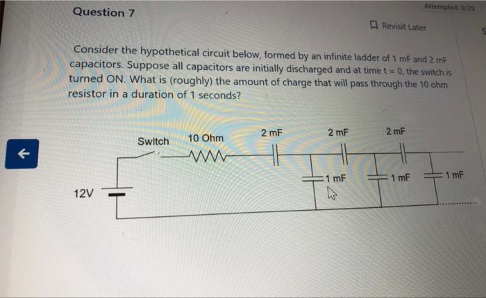 Solved Consider the hypothetical circuit below, formed by an | Chegg.com