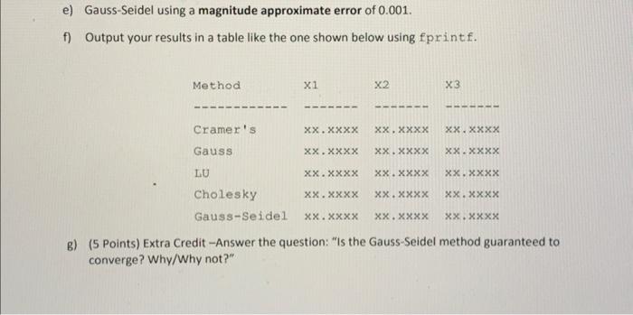 Solved This Is From A Numerican Methods Class Using Matlab 7972