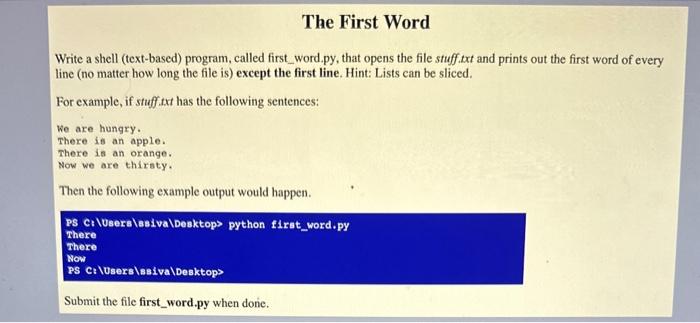 Solved Text File Input and Splitting This exercise loads the | Chegg.com