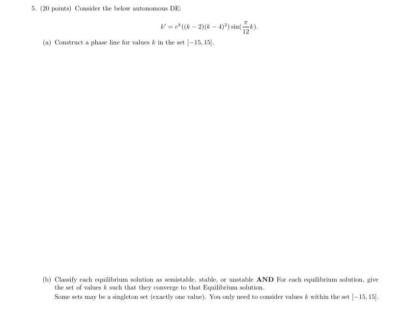 Solved Consider the below autonomous | Chegg.com