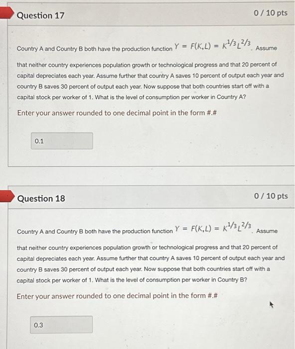 Solved Country A and Country B both have the production | Chegg.com