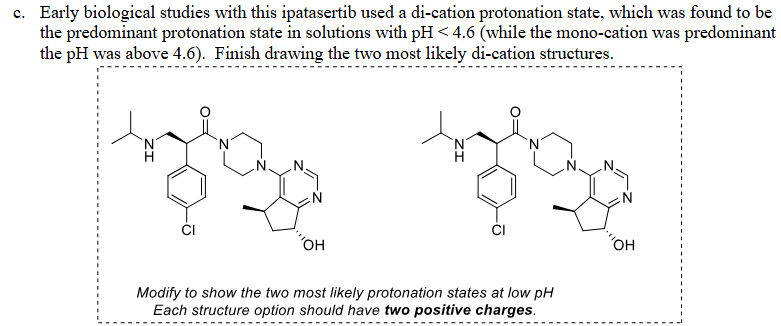 Solved c. ﻿Early biological studies with this ipatasertib | Chegg.com