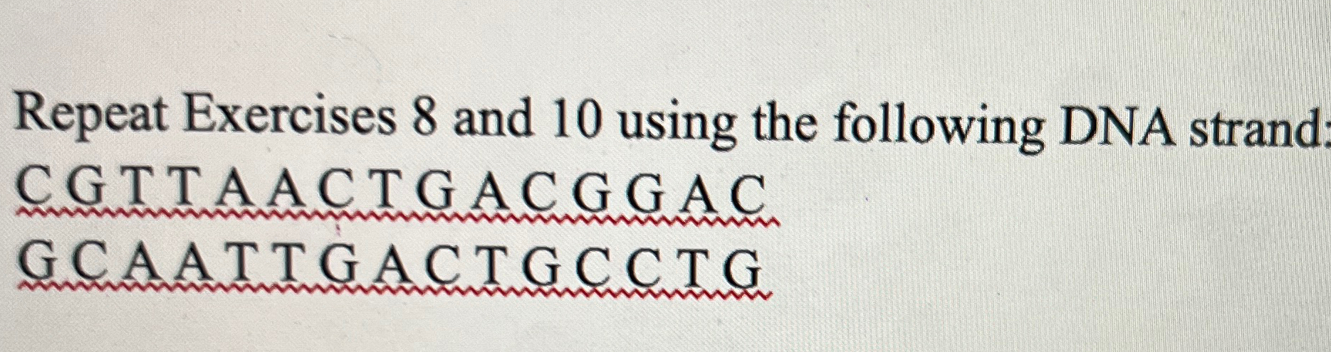 Lab 2 ﻿Genetics Repeat Exercises 8 ﻿and 10 ﻿using the | Chegg.com