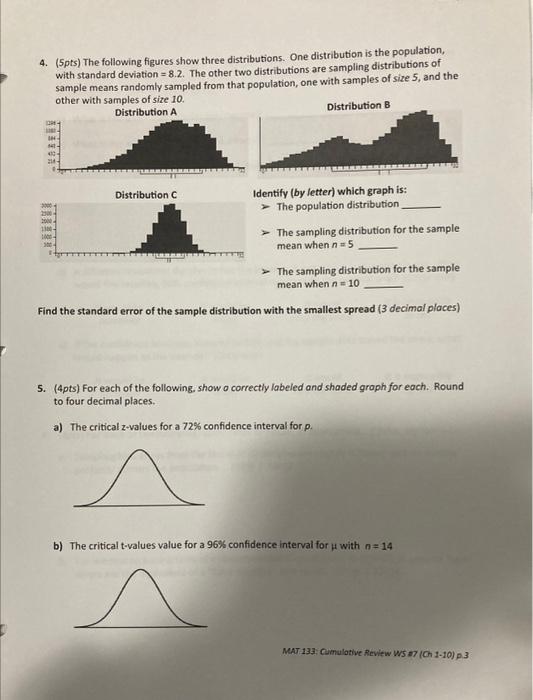 Solved 4. (5pts) The following figures show three | Chegg.com