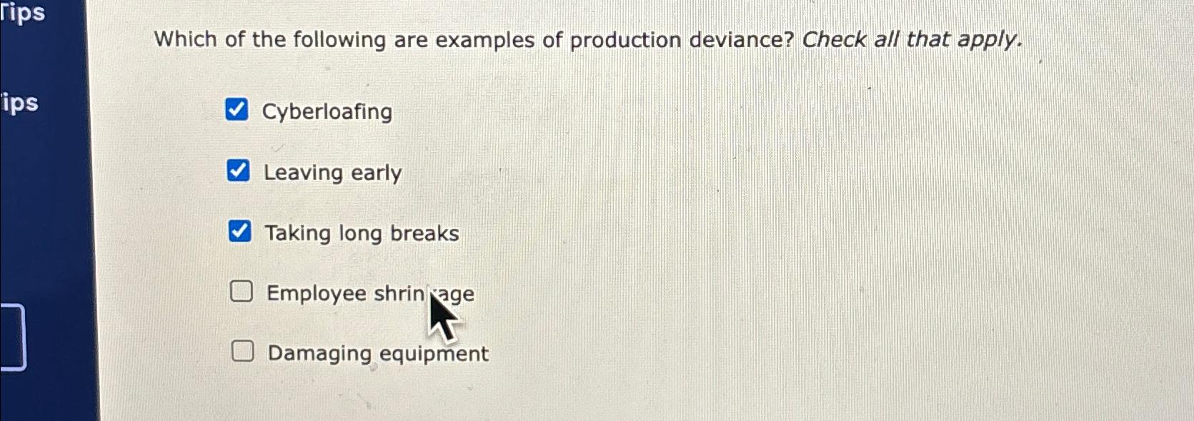 Solved Which of the following are examples of production | Chegg.com