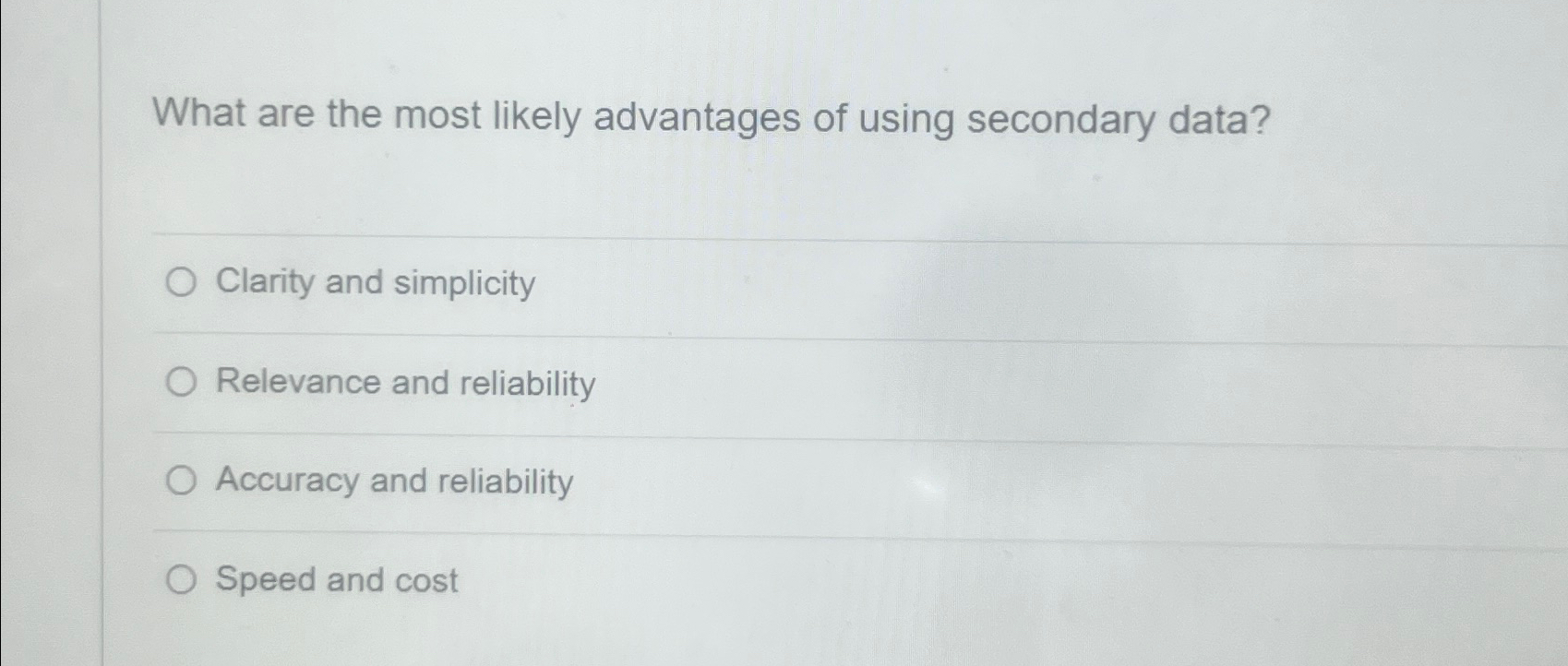 Solved What are the most likely advantages of using | Chegg.com