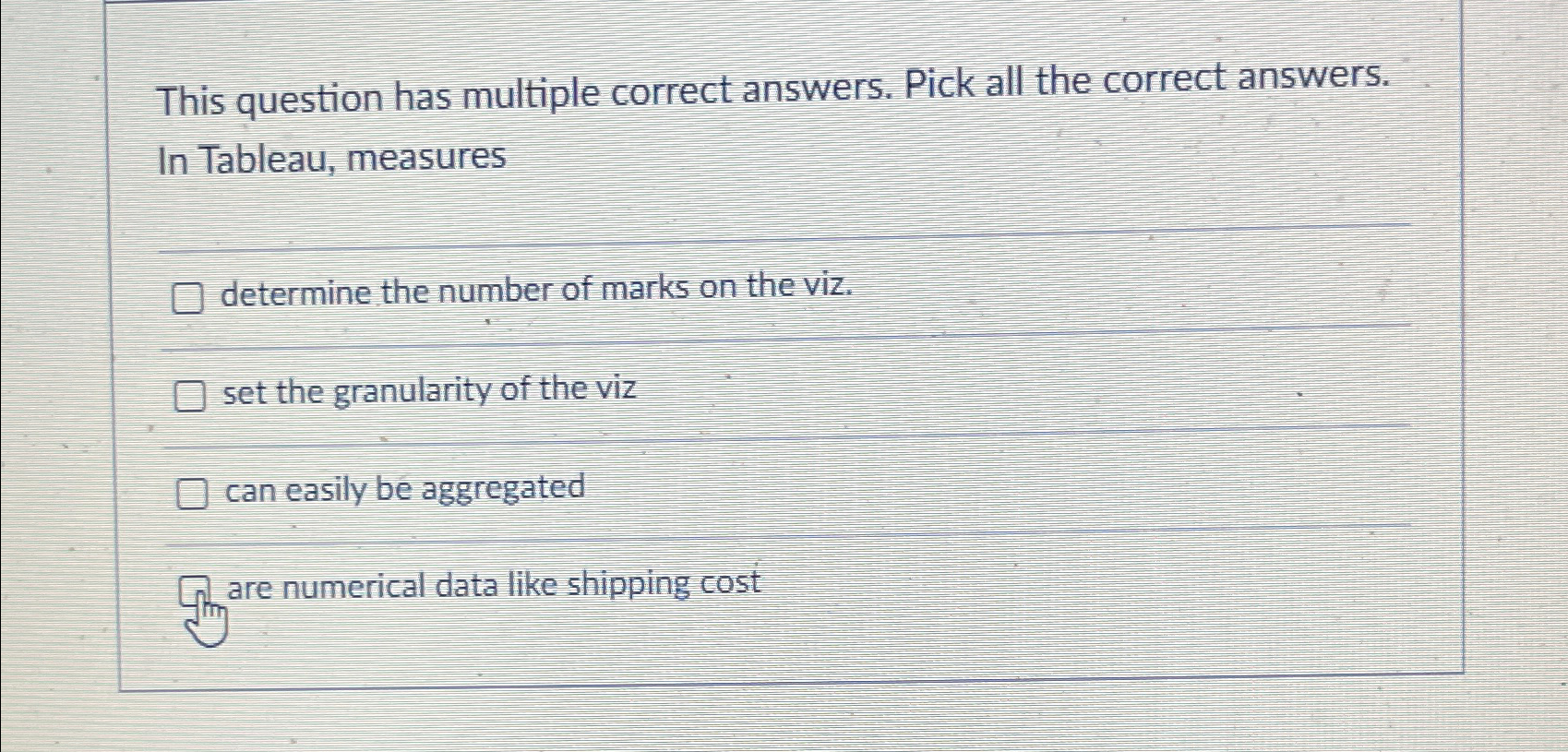 Solved This question has multiple correct answers. Pick all | Chegg.com
