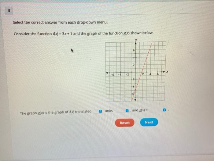 Solved 3 Select The Correct Answer From Each Drop Down Menu