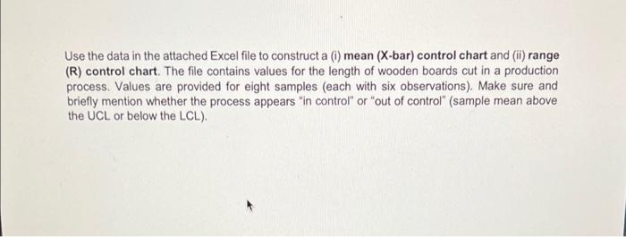 Solved Use the data in the attached Excel file to construct | Chegg.com Solved Use the data in the attached Excel file to construct | Chegg.com