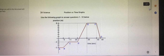 Solved 1 of 2 ings you add to the document will Ho Science | Chegg.com