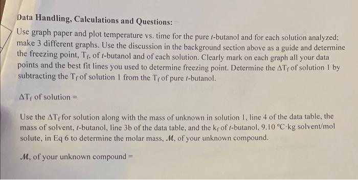 Solved We're doing a lab on Colligative properties and I | Chegg.com