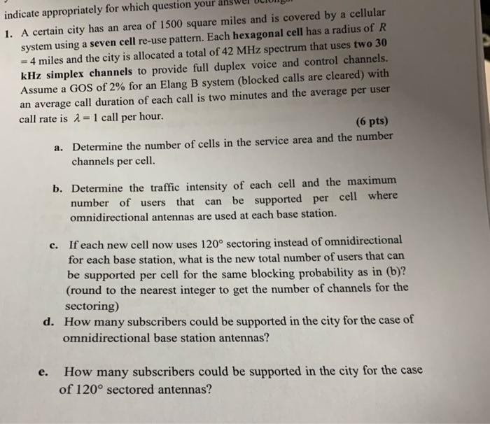 Solved A certain city has an area of 1500 square miles and | Chegg.com