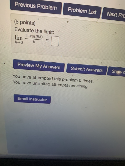 Solved Problem 5 Previous Problem Problem List Next (5 | Chegg.com