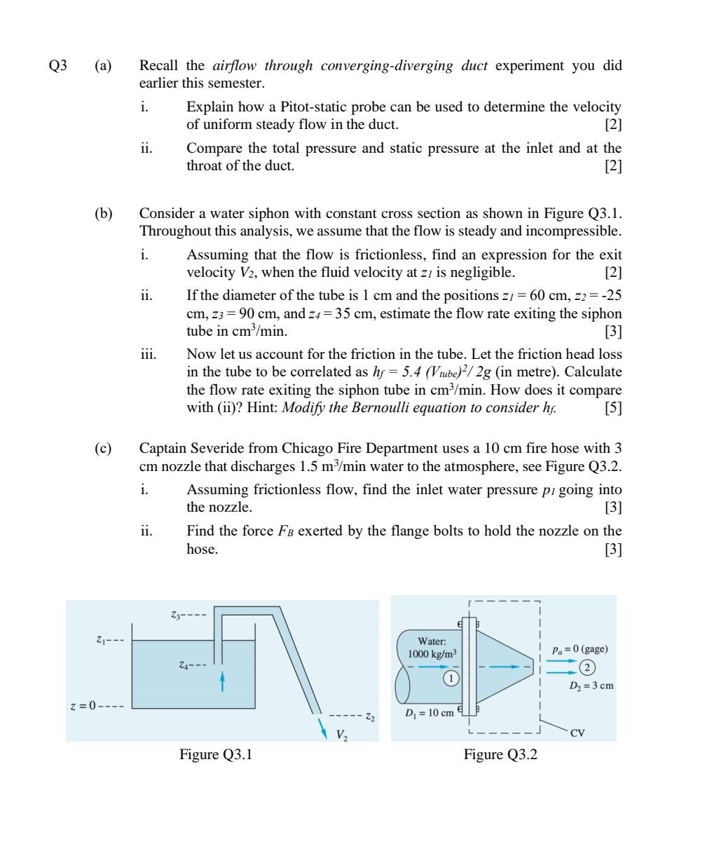 Solved (a) Recall the airflow through converging-diverging | Chegg.com