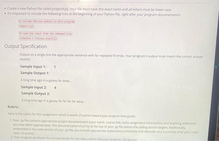 Solved In Programming Project 3, the expected input was an | Chegg.com