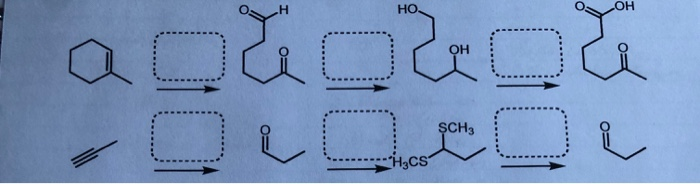 Solved fill in the reagents for each step of the multi step | Chegg.com