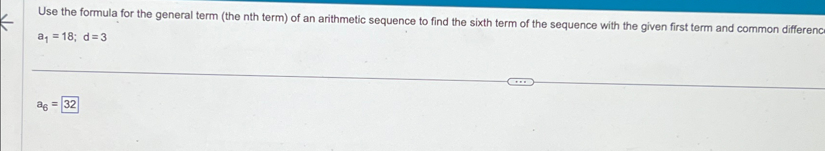 Solved Use the formula for the general term (the nth term) | Chegg.com