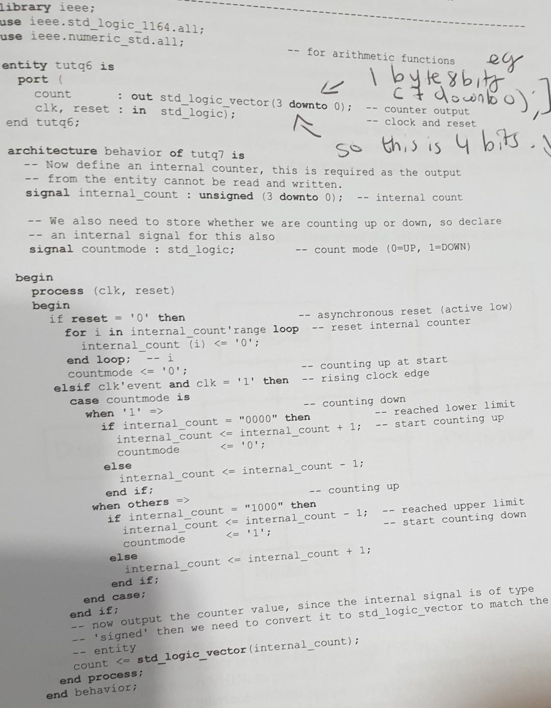 Solved library ieee; use ieee.std_logic_1164.all; use | Chegg.com