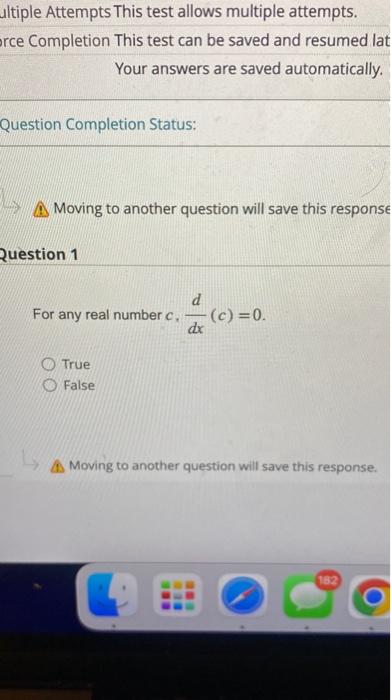 Solved Itiple Attempts This test allows multiple attempts. | Chegg.com