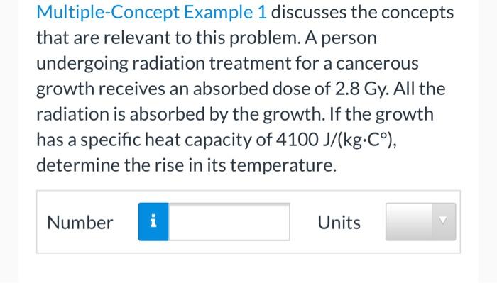 Solved Multiple-Concept Example 1 discusses the concepts | Chegg.com