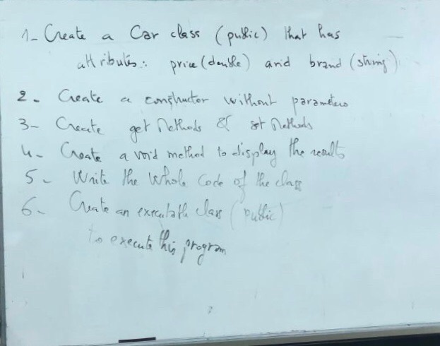 Solved 1- Create a Car class (public) that has attributes: | Chegg.com