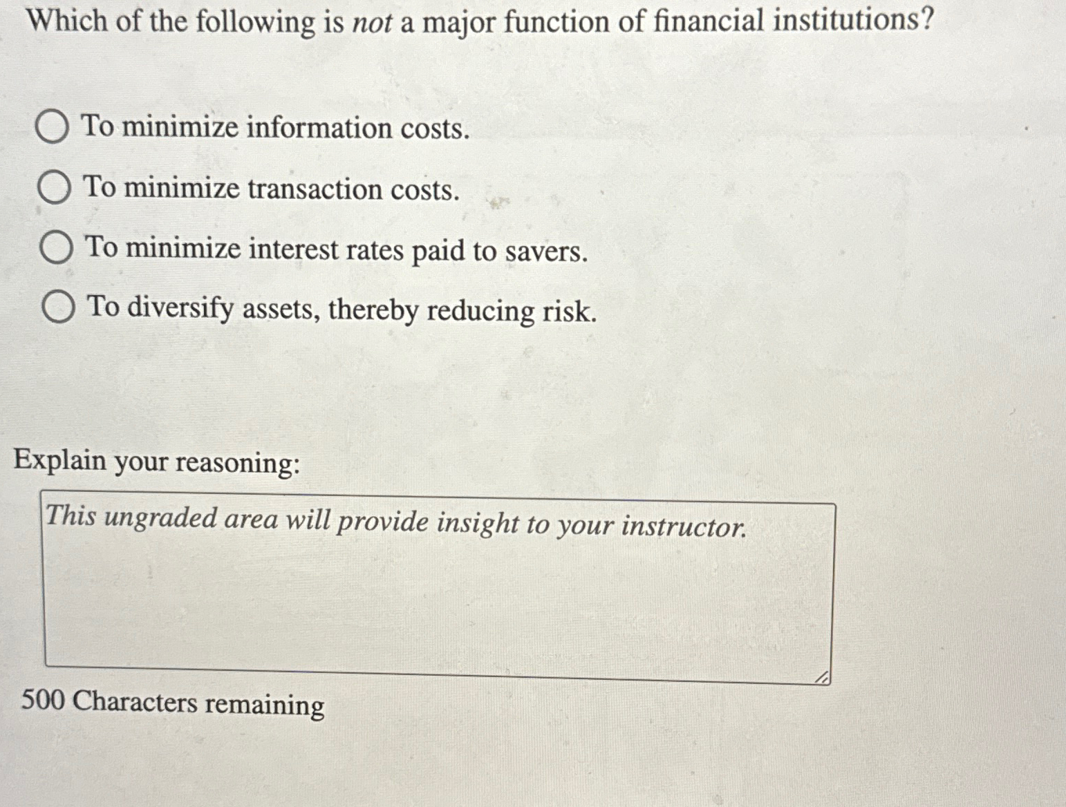 Solved Which of the following is not a major function of | Chegg.com
