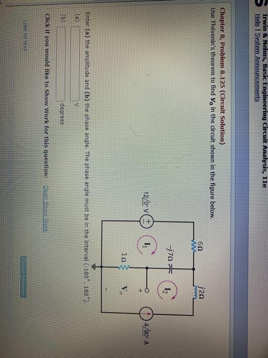 Solved Irwin & Nelms, Basic Engineering Circuit Analysis, | Chegg.com