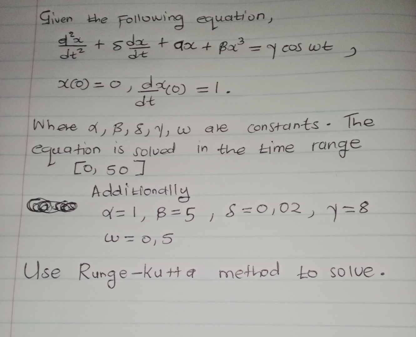 Solved Given the following | Chegg.com