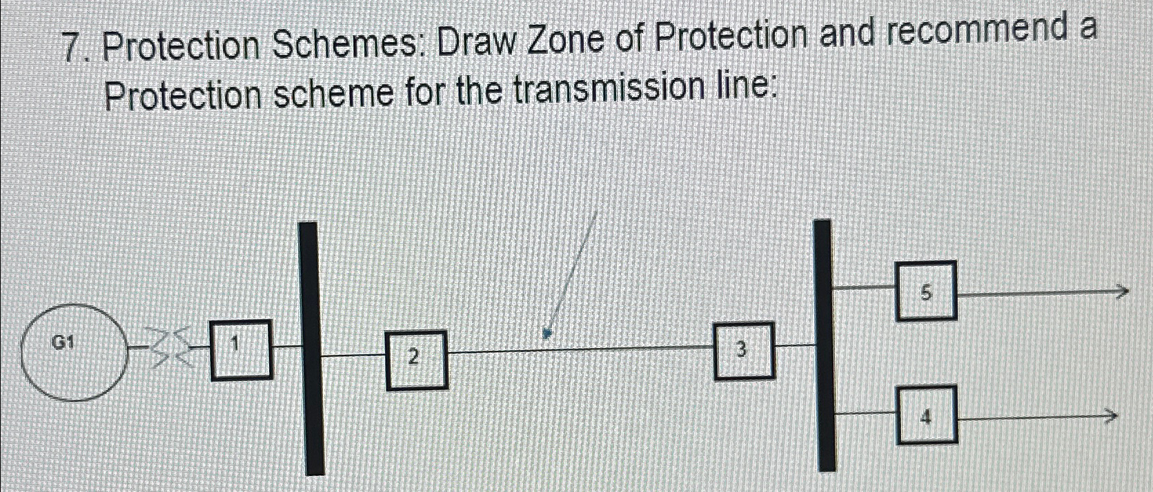 Solved Protection Schemes: Draw Zone of Protection and | Chegg.com
