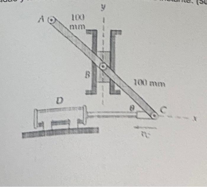 Solved The movement of link ABC is controlled by the | Chegg.com