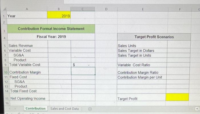 5. Enter a SUMIFS function into cell B8 on the | Chegg.com