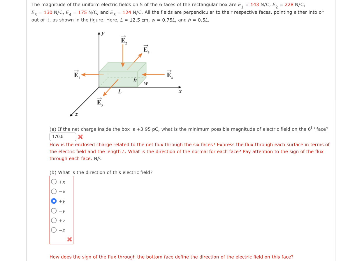 Solved The magnitude of the uniform electric fields on 5 ﻿of | Chegg.com