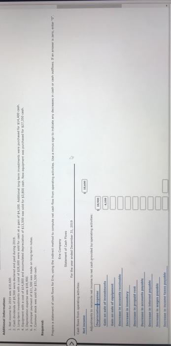 Problem 11-55A (Algorithmic) Preparing a Statement of | Chegg.com
