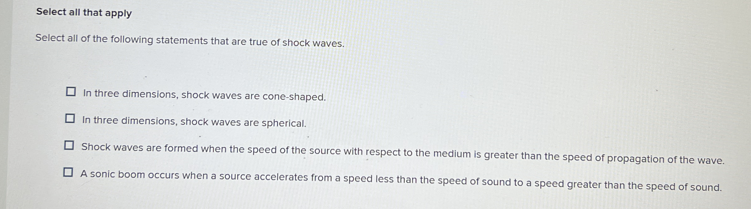 Solved Select all that applySelect all of the following | Chegg.com