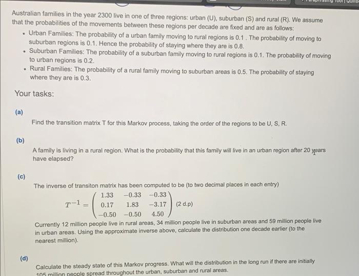 Solved what is the answer for letter D? can you explain the | Chegg.com