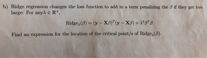 Problem 3 - Computing Linear Regression: Consider the | Chegg.com