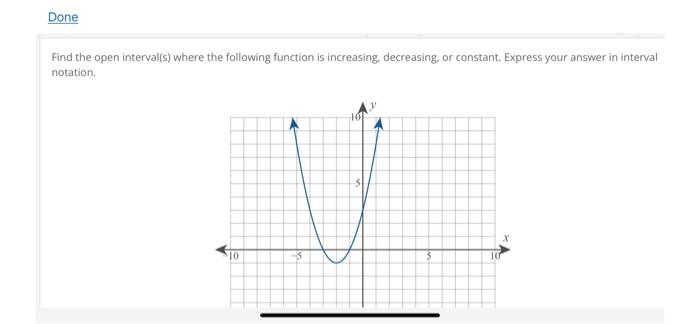 Solved Find the open interval(s) where the following | Chegg.com